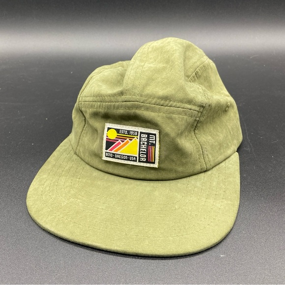brist | Accessories | Mt Bachelor 5 Panel Hat Bend Orgeon Usa Green ...